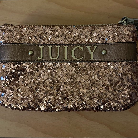 Juicy Couture | Bags | Juicy Couture Sparkle Wristlet | Poshmark